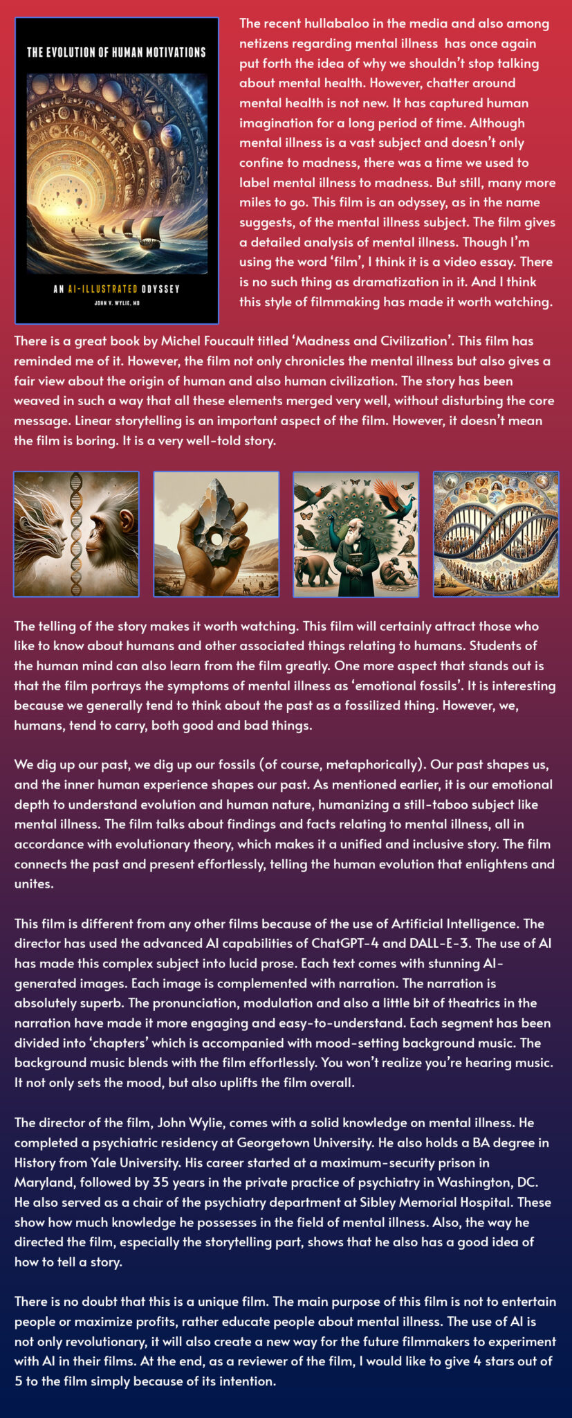 The Evolution of Human Motivations – New York International Cult Film ...